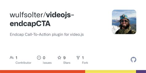 Github Wulfsoltervideojs Endcapcta Endcap Call To Action Plugin For