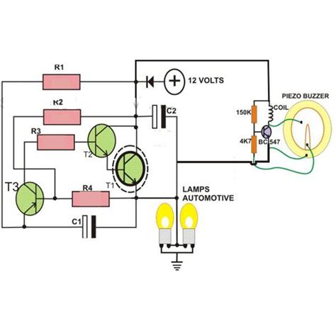 Circuit Diagram Buzzer Making Simple Buzzer Circuit