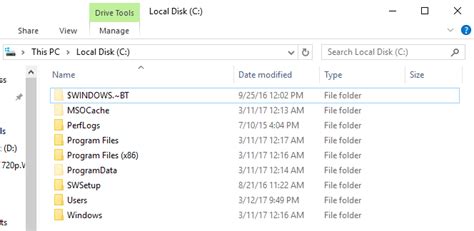Delete WINDOWS BT And WINDOWS WS Folder In Windows Tutorial Jinni Delete WINDOWS BT And WINDOWS WS Folder In Windows Tutorial Jinni