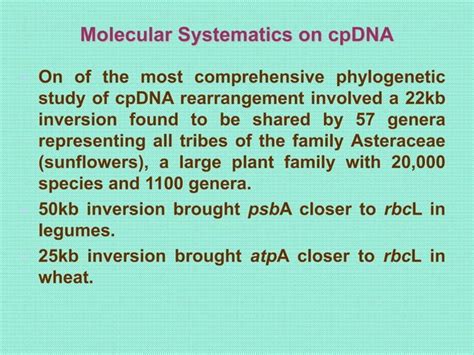 Chloroplat Dna Ppt