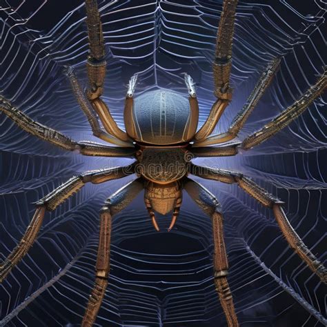 A Colossal Cosmic Spider With Legs Of Cosmic Threads Weaving Intricate