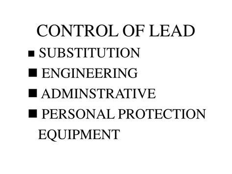 Ppt Lead Safety Program Powerpoint Presentation Free Download Id