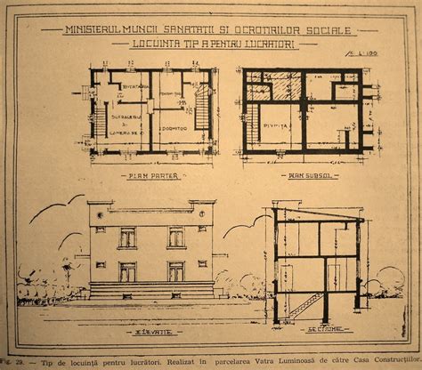 Planul De Construcție Al Unei Case Vechi
