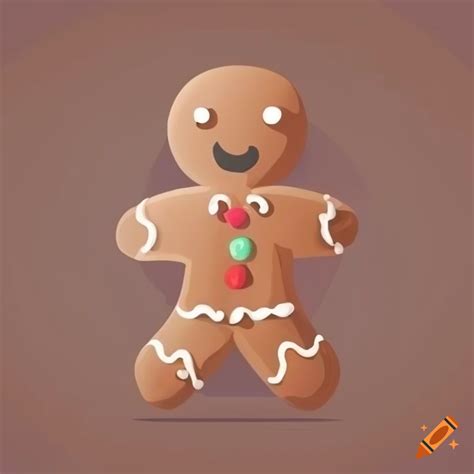 Gingerbread Man Face Template