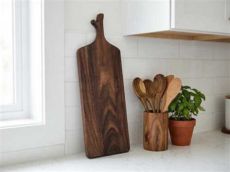 Personalized Walnut Whale Tail Serving Board Custom Charcuterie Tray