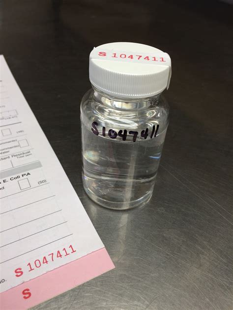 Sample Bottles For Water Testing At Miguel Harbison Blog