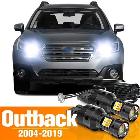 2pcs Dual Mode Led Turn Signal Daytime Running Light Drl Accessories