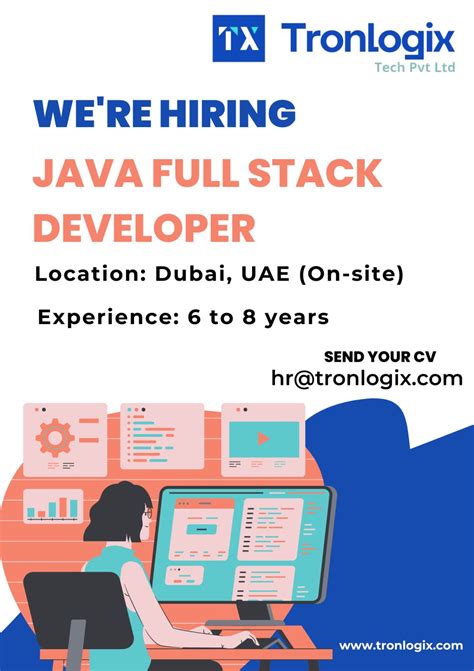 tronlogix tech pvt ltd on linkedin job title senior java full stack developer location dubai