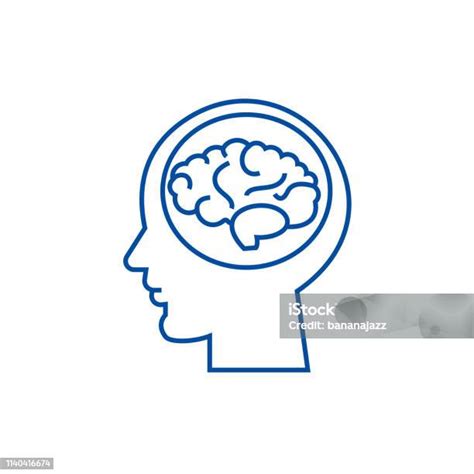 머리에 뇌 브레인 스토밍 마인드 라인 아이콘 개념 머리에 뇌 브레인 스토밍 마음 평면 벡터 기호 기호 개요 그림 개념에 대한 스톡 벡터 아트 및 기타 이미지 Istock