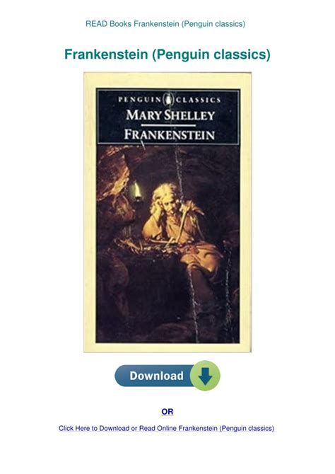 Ppt Read Books Frankenstein Penguin Classics Powerpoint Presentation Id14048102