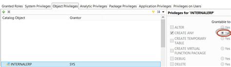 How To Give Object Privileges To The New User Crea Sap Community