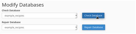 Managing Existing Databases In CPanel Catalyst