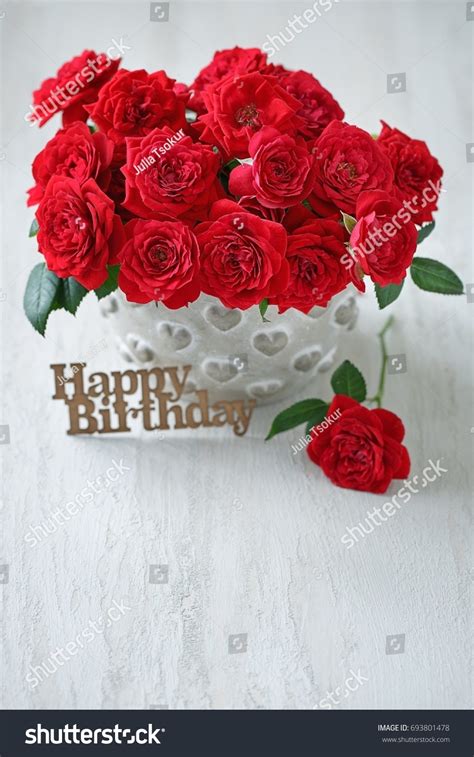 Happy Birthday Red Flower Birthday Flowers And Chocolates Flowers