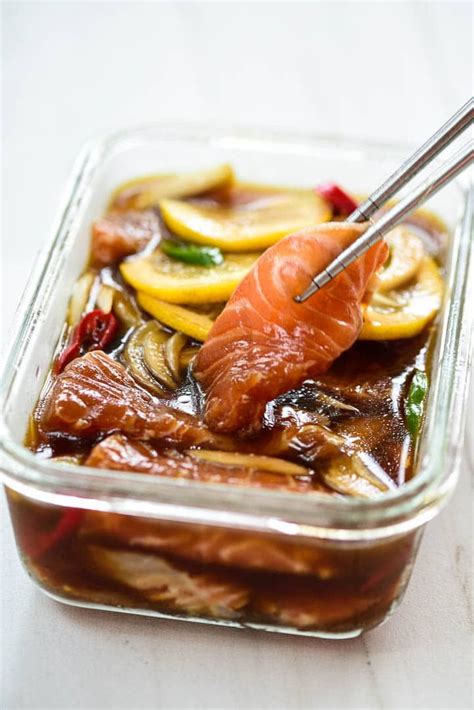 Yeoneojang Soy Marinated Raw Salmon Artofit