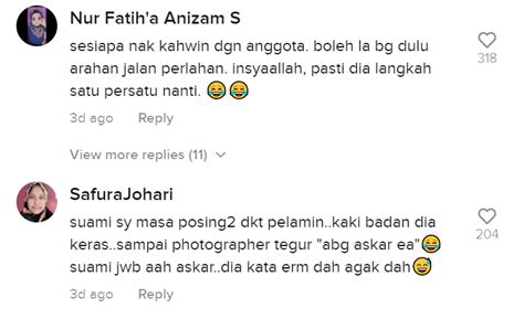 Kahwin Dengan Askar Punya Pasal Masa Sanding Pun Jalan Macam Tengah Berkawad Laju Betul