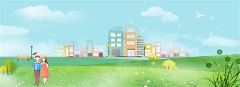 白云卡通风背景图片白云卡通风背景素材图片千库网