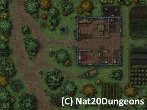 Farm Battle Maps Pack Dnd Battle Map Dandd Battlemap Dungeons And