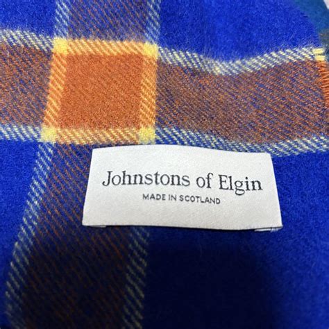 新品タグ付 国内正規品 ジョンストンズ カシミヤ 大判 ストール 現行タグ メルカリ