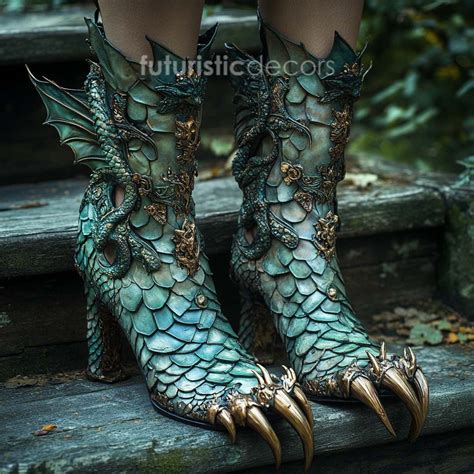 Green Dragon Boots Top 10 Designs For Dragon Inspired Footwear