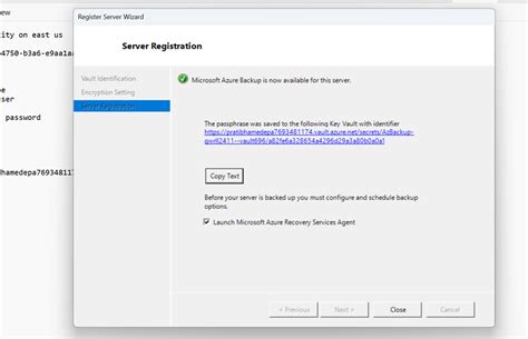 Error Saving Passphrase To Azure Key Vault For Dpm 2025 Microsoft Qanda