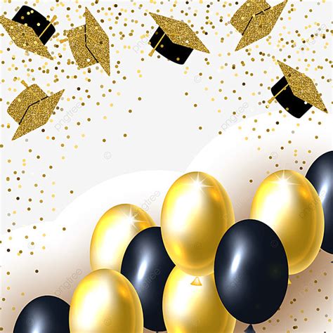 2022년 졸업반 황금풍선학기말 박사모 졸업반 졸업모자 축하 노랑 눈금 졸업 풍선 Png 일러스트 및 벡터 에 대한 무료 다운로드 Pngtree