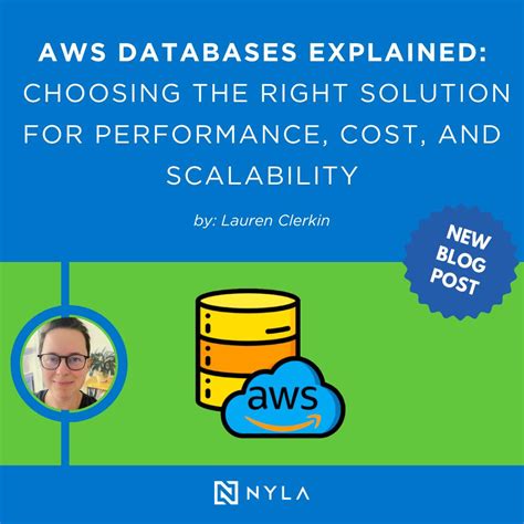 nyla 🚀 unlocking the power of aws databases 💡 from rds and dynamodb to redshift and neptune aws