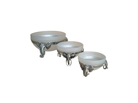 African Creative Stackable Elephant Bowls