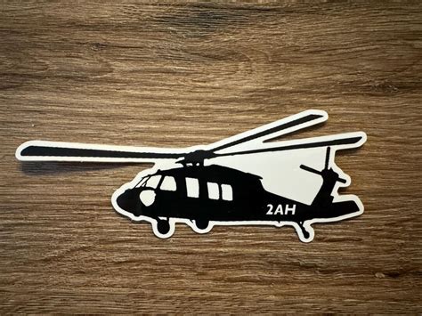Hawk Tuah Black Hawk Helicopter Sticker Hawk 2ah Etsy