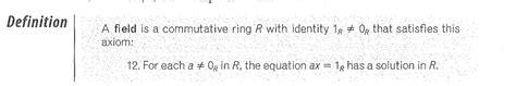 Solved 42 A Division Ring Is A Not Necessarily