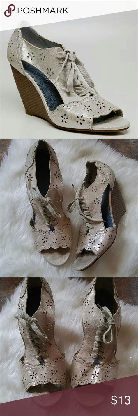 Sassy Wedges Rampage Shoes Lace Up Wedge Wedges