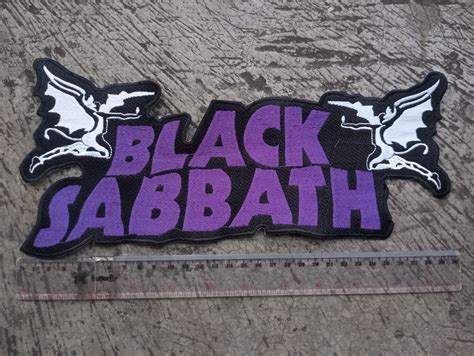 Embroidery Patch Black Sabbath Logo Backshape