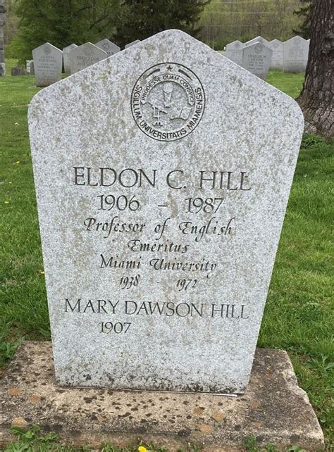 Eldon C Hill 1906 1987 Find A Grave Memorial