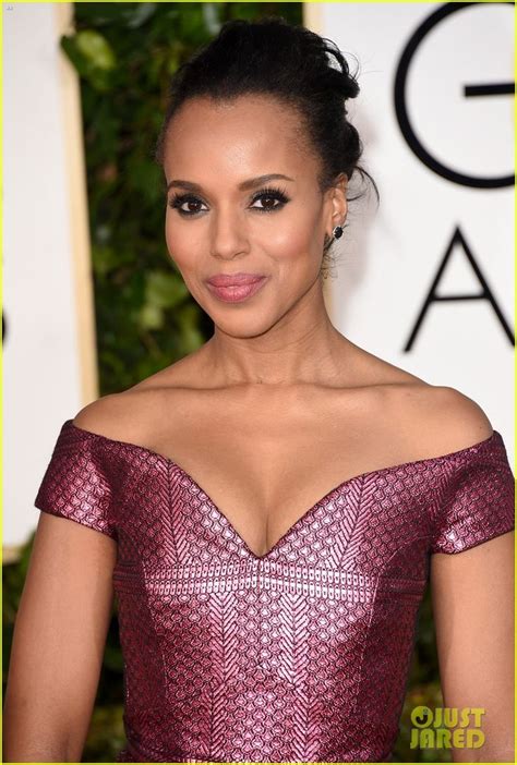 Kerry Washington Golden Globes 2015 02 Kerry Washington Shows Off Her