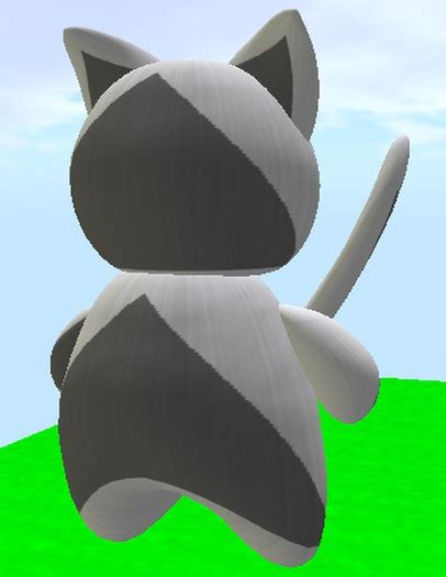 Second Life Marketplace A Chubby Gray Stuffed Kitty