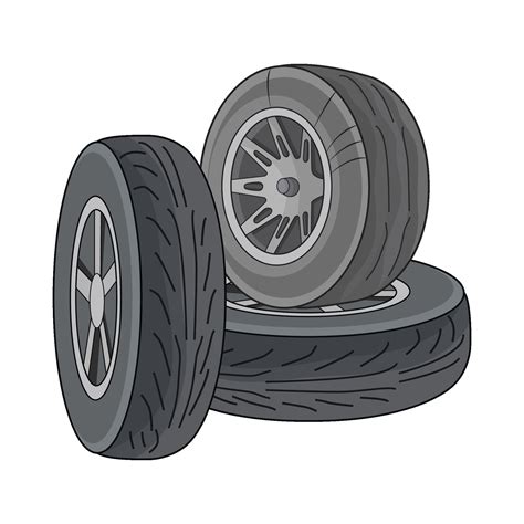 Illustration Of Tire 46599220 Vector Art At Vecteezy