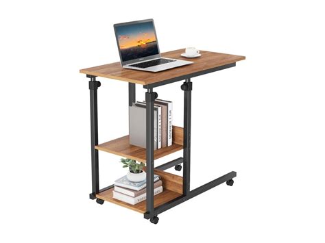 Mesa De Pusas De Sofá Mesa De Designación De Mesa Móvil Adjunto En