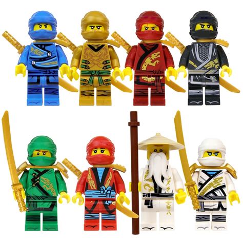 Pçs Ninjago Legos Mini Figuras Blocos De Construção Ninja Brinquedos Marvel Bonecos De Ação