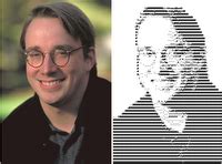 Linus Torvalds In Ascii Art Easy Ascii Qeryonweb