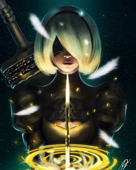 Artstation Nier Automata 2b Fanart