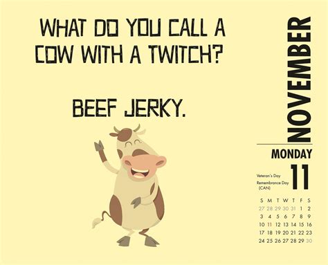 Dad Joke Calendar Printable Calendars At A Glance