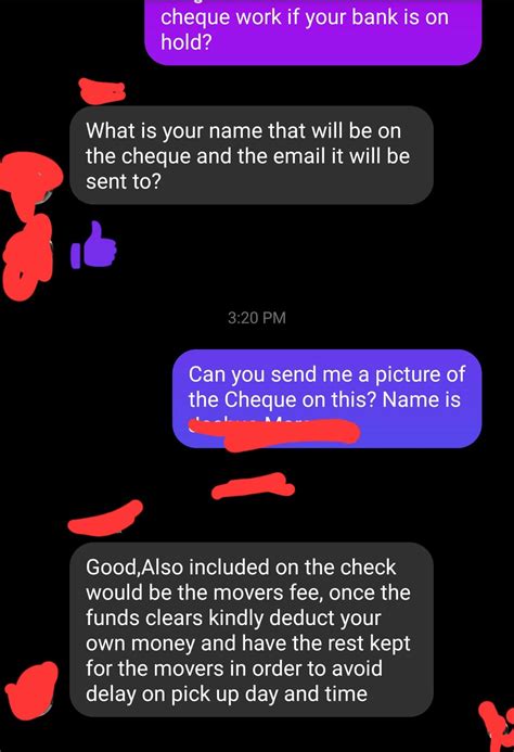 Cheque Scam Follow Up Rscams