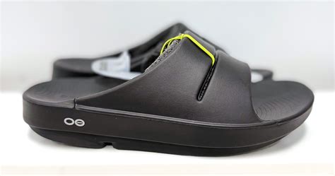 Oofos Ooahh Sandal Slide Recovery Footware Unisex 1100 Black