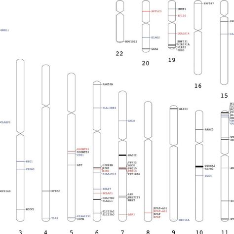 Density Curve For Gene Expression Red Lines Show The Distribution Of