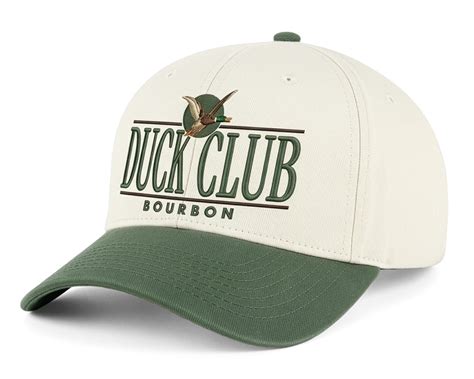 47 Brand Cream Green Hat “flying Mallard” Duck Club Bourbon