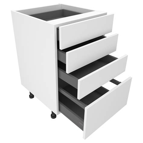 1000mm Pan Drawer Pack Base Unit With 4 Drawers Purity Kitchens