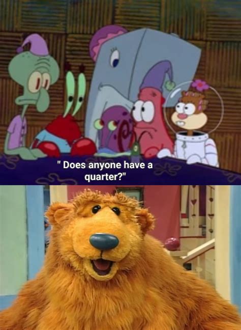 Patrick Star Confuses Bear Bitbbh By Ehrisbrudt On Deviantart