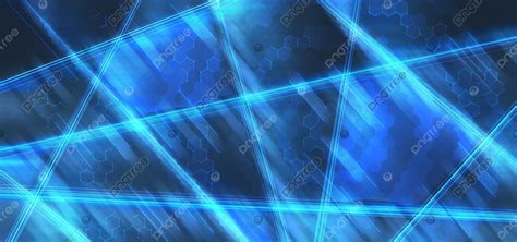 Abstract Blue Techology Background Future Geometric Line Style Illustration Earth Blue