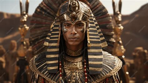 Premium Ai Image Pharaoh Of Ancient Egypt A Mighty Ruler