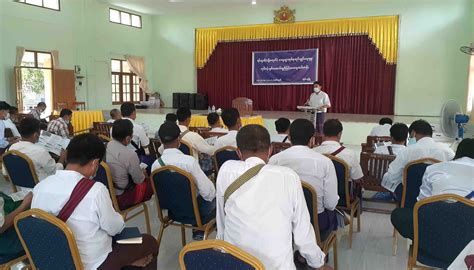 လှိုင်းဘွဲမြို့နယ်တွင် ရပ်ကွက်ကျေးရွာအုပ်စု အုပ်ချုပ်ရေးမှူးများ လုပ