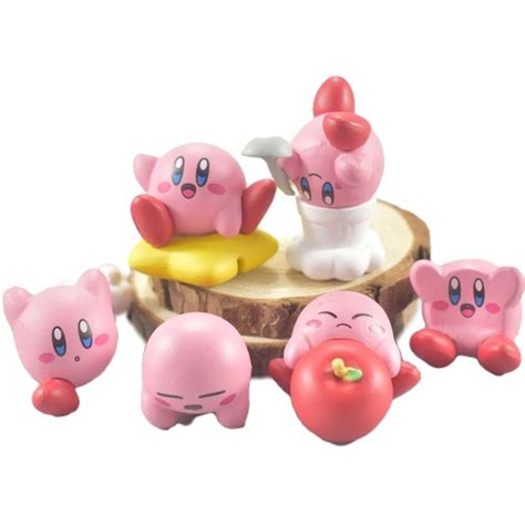 Kirby Mini Figure Set Car Doll Cake Baking Ornament Anime Model T Shopee Malaysia